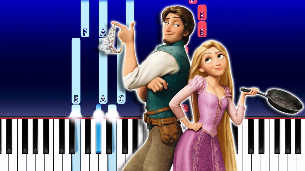 Kingdom Dance - Tangled (Piano Tutorial)