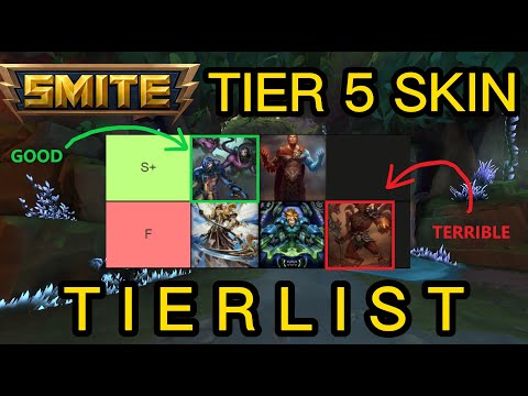 Smite Tier 5 Skin Tierlist (feat Weak3n and Fineokay)