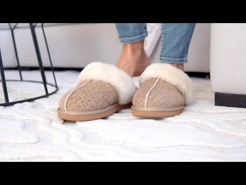 Dearfoams Women's Fireside Water Resistant Sydney Shearling Scuff Slipper
