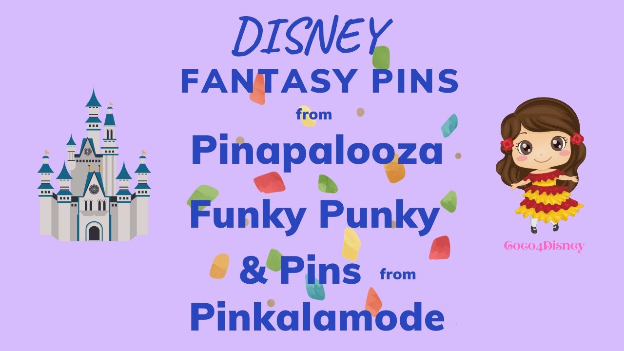 Disney Fantasy Pins from Pinapalooza , Funky Punky and Pins from Pinkalamode