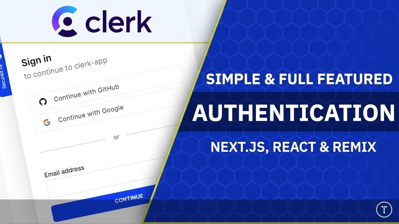 How to use Clerk Authentication With Next.Js, REACT & REMIX #clerk #coding