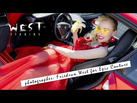 Behind the scenes - photographer Friedrun West - west-studios.at - for Epic Couture Vienna.
