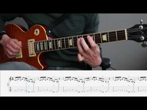 Eagles - Life in the fast lane guitar intro (With Tab)