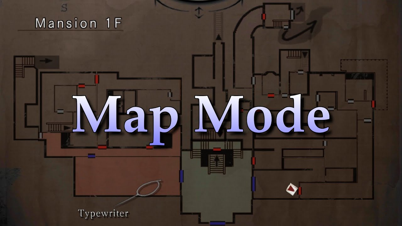 Map Mode (Resident Evil HD Remaster)