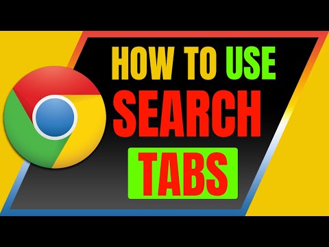 HOW TO USE GOOGLE CHROME SEARCH TAB β ENABLE OR DISABLE SEARCH TAB IN GOOGLE CHROME -2021