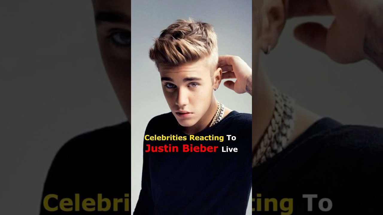 Celebrities Reacting To Justin Bieber Live #music #performance #justinbieber #selenagomez