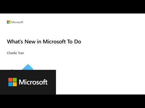 What’s new in Microsoft To Do