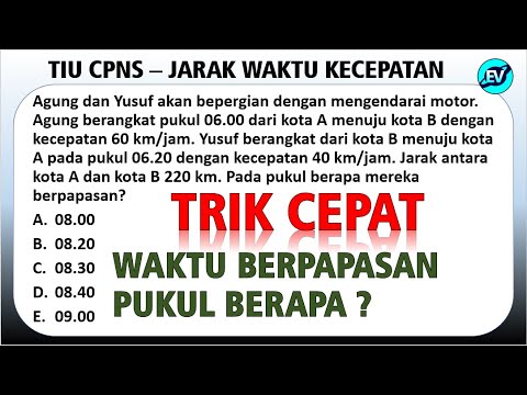 Rumus Cepat Waktu Berpapasan - Persiapan CPNS 2021 [#11]
