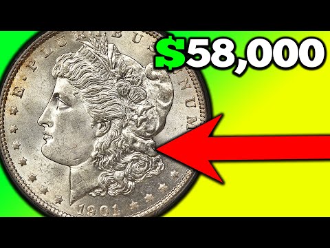 1901 Silver Morgan Dollar Coins Worth Thousands of Dollars!!