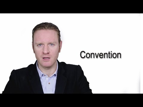 Convention - Meaning | Pronunciation || Word Wor(l)d - Audio Video Dictionary