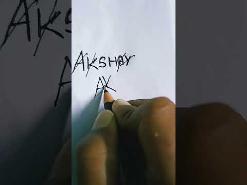 ❤️AKSHAY❤️name logo #logo #art #viral #akshay #youtubeshorts
