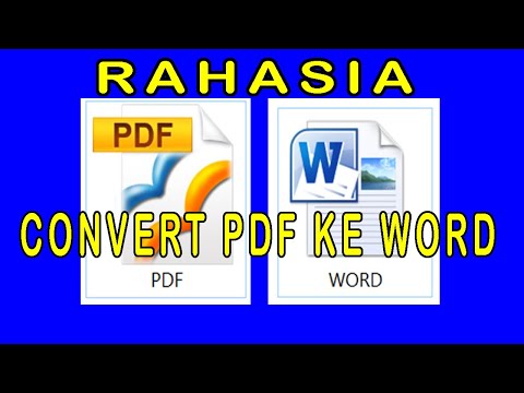 Easy Ways to Convert PDF Files to MS. WORD Online
