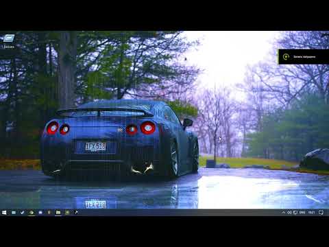 WP GTR rain  [wallpaper engine] Обои для WP