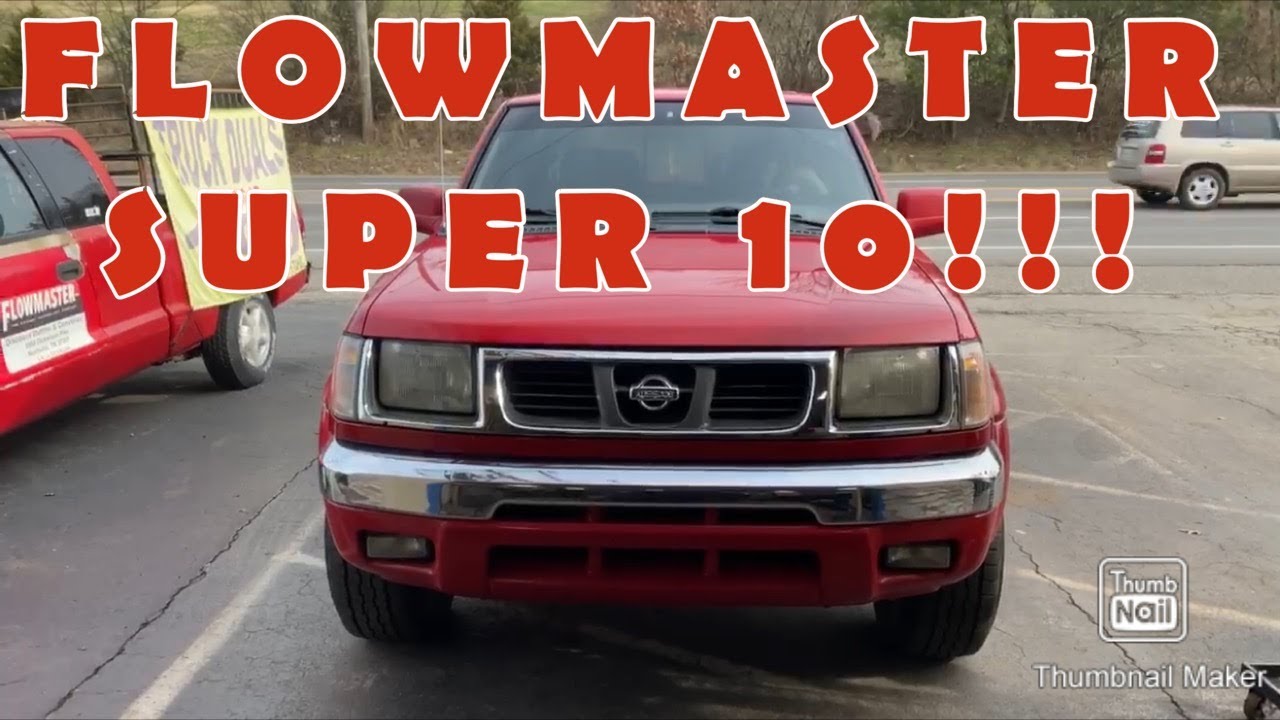 2000 Nissan Frontier 3.3L V6 EXHAUST w/ Flowmaster Super 10!!!
