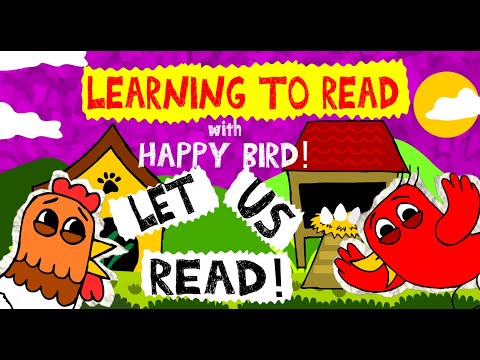 Sight Words Story for Kindergarten Kids (Bird and Homes) with Dolch Sight words (in, the, there)
