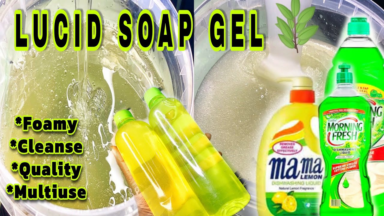 HOW TO MAKE QUALITY TRANSPARENT LIQUID SOAP FOR BUSINESS🌿| FULL RECIPE | LUCID SOAP GEL💚#liquidsoap