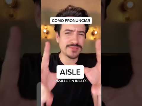 Como Pronunciar “AISLE” en Inglés ✅