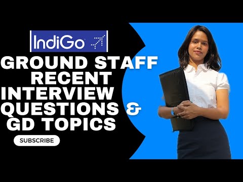 Indigo Ground Staff Recent Interview Questions & Group Discussion Topics 2025 |