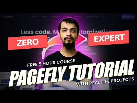 How To Use PageFly On Shopify 2024 ???? Pagefly Shopify Tutorial For Beginners 2024