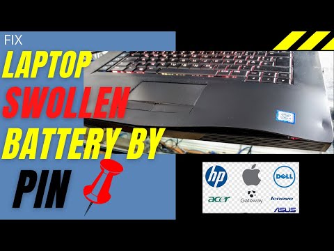 Fix Laptop Swollen Battery at HOME with Just a PIN 📌