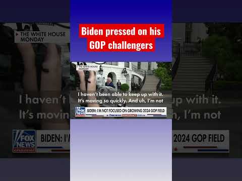 Biden: I’m not focused on the 2024 GOP candidates #shorts