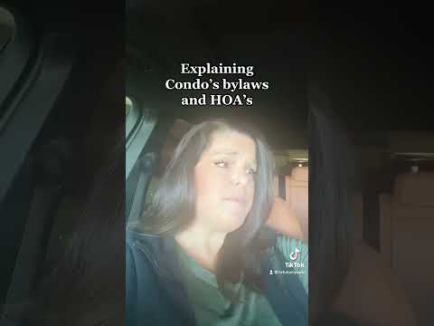 Explaining condo bylaws and HOA rules.