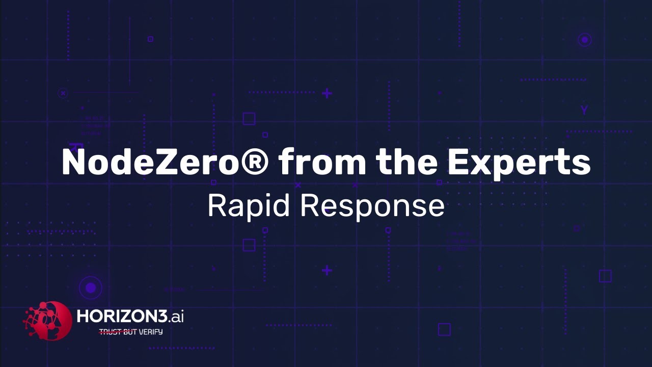 From the Experts: Rapid Response with NodeZero®