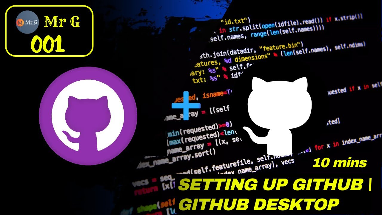 Python basics 001 | Creating a GitHub account and setting up GitHub Desktop