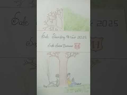Safe Guarding Week 2025 || Safe School Environment drawing #art #drone #schoolpatrol #safecommunity