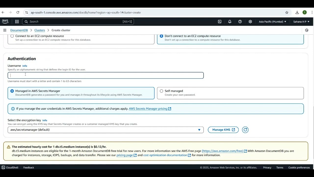 AWS DocumentDB - Demo