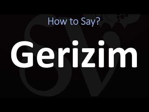 How to Pronounce Gerizim? (BIBLE)