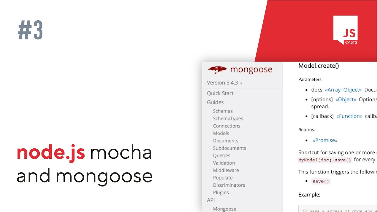 ep3 - Node.js mocha and mongoose - testing interactions with the mongoDB