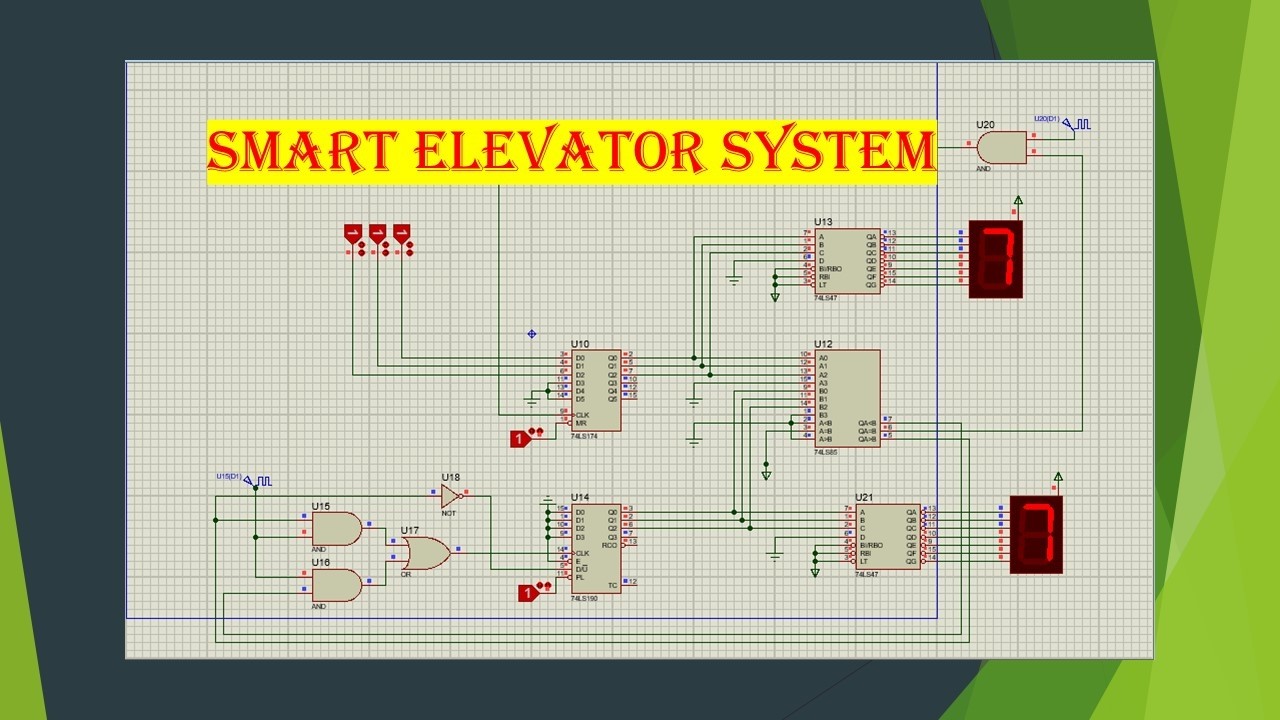 Digital Elevator Control System Design using Proteus