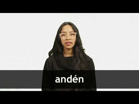 English Translation of “ANDÉN” | Collins Spanish-English Dictionary