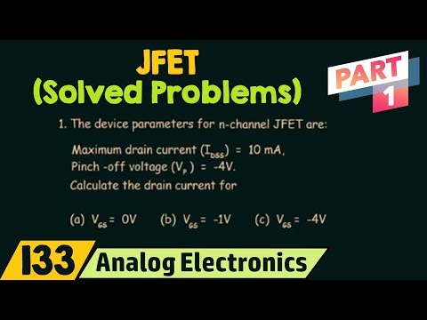 JFET Solved Problems (Part 1) Video Lecture - Crash Course for GATE ECE (English) - Electronics ...