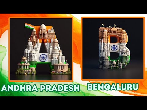 Learning with Alphabets: Indian States and City Names | Fun & Educational