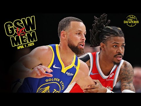 Golden State Warriors vs Memphis Grizzlies Full Game Highlights | April 1, 2025 | FreeDawkins