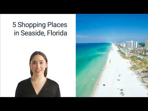 5 Shopping Places in Seaside, Florida