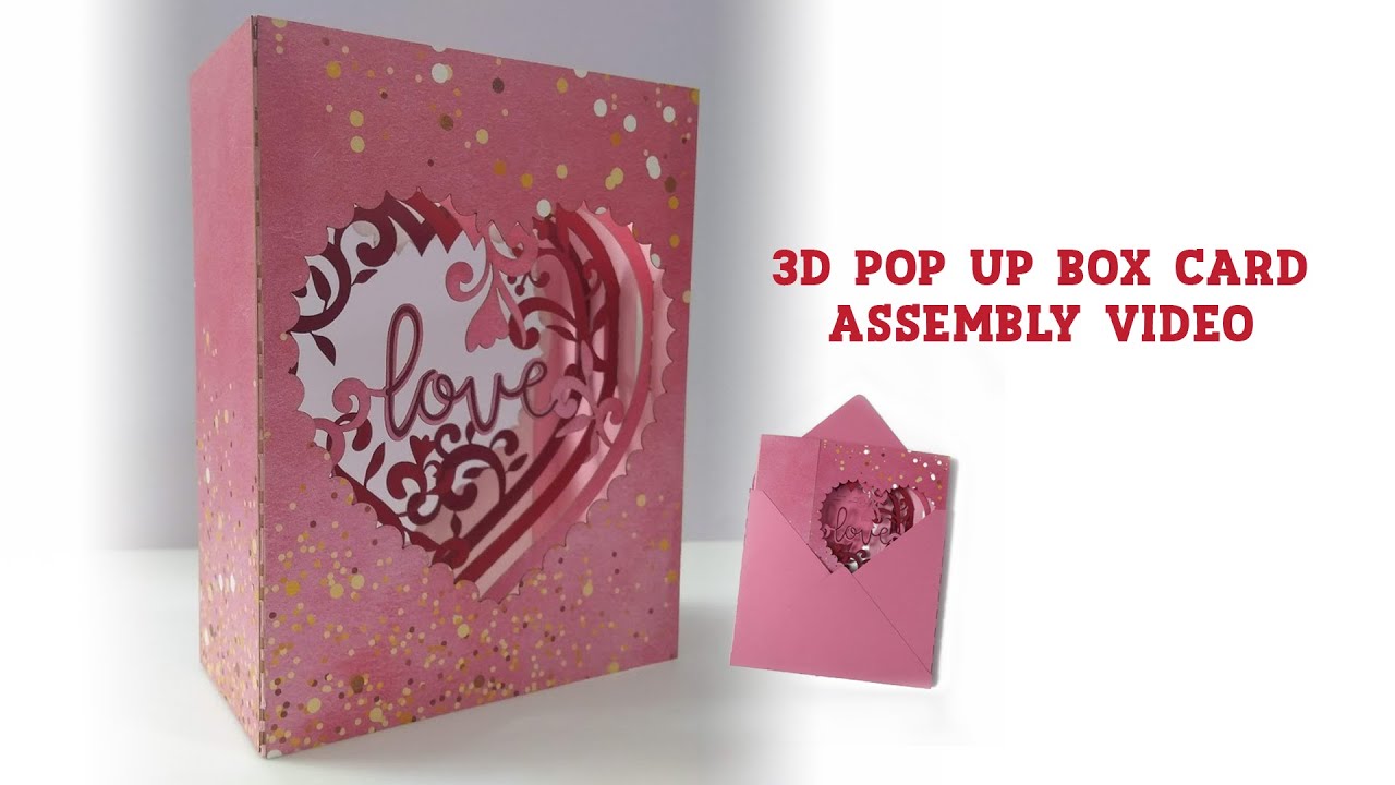 Assembly Video for 3D heart box card