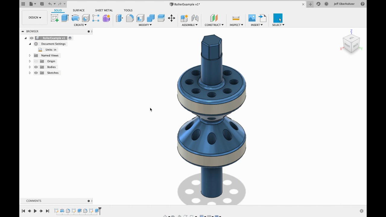 Fusion360: Part 19 (Circular Patterns)