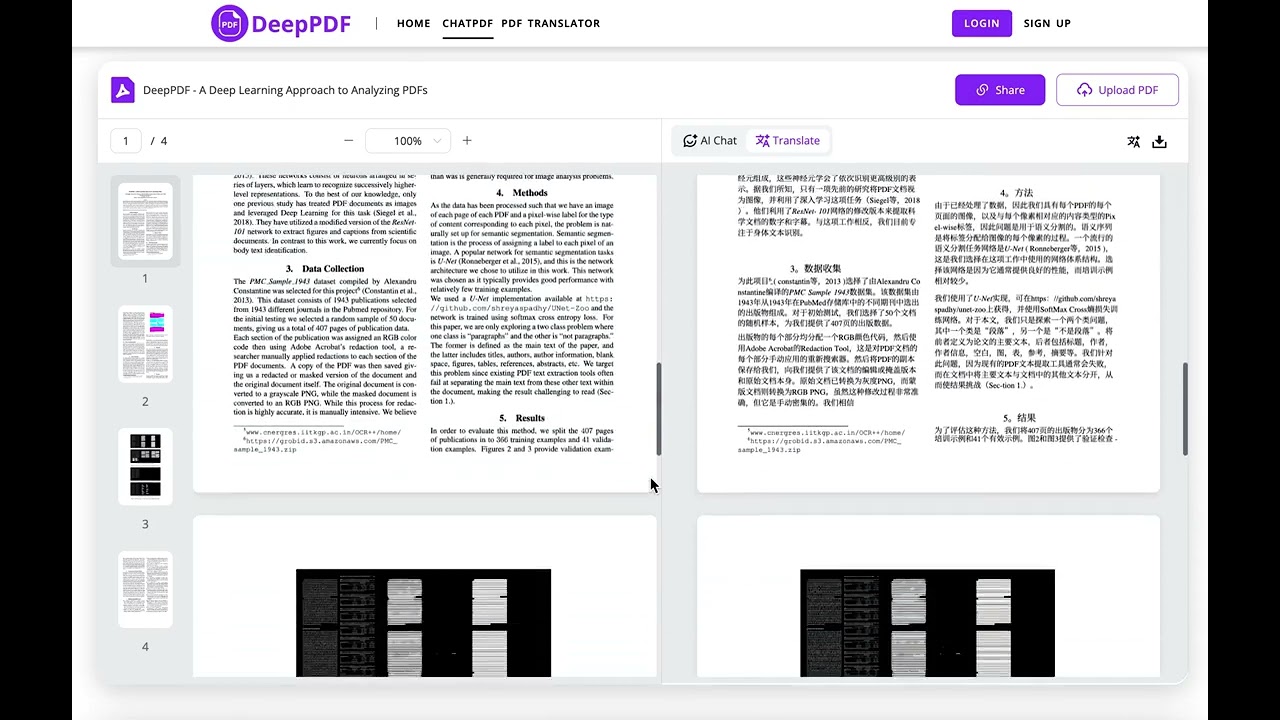 DeepPDF: Free AI PDF Translator with Preserve Original Formatting & Layout