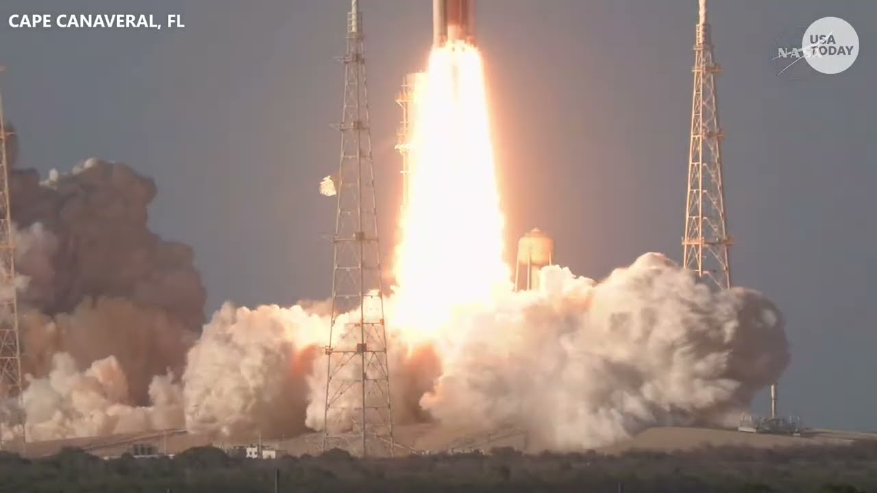 From launch to space, watch the first 14 minutes of the Artemis II moon mission for astronaut crew