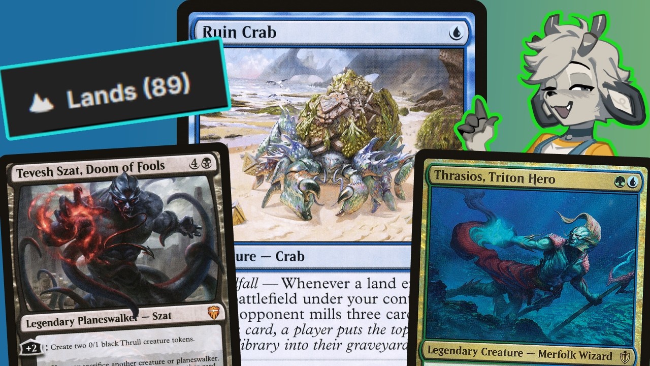 A commander deck with only 9 spells??
