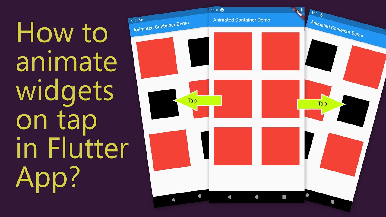 Animated Container in #Flutter App | #DevKage