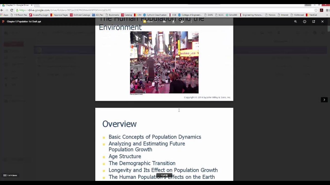 Chapter 5 Population Growth