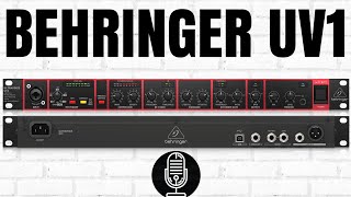 Behringer Ultravoice UV1 Channel Strip and USB Audio Interface - What ...