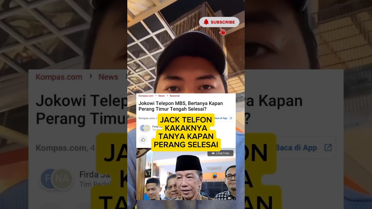 Paman Jack tanya kapan perang selesai #shorts #news #beritaviral #politik #jokowi #reaction