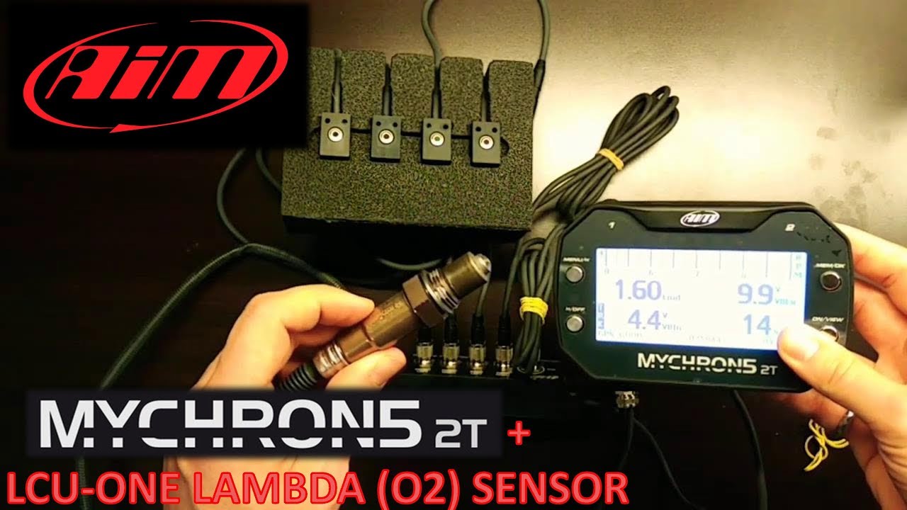 AiM MyChron 5 2T with LCU-ONE Lambda Sensor Configuration