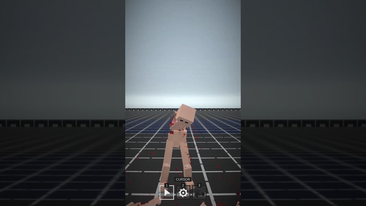 Brutal kill with slow motion in FRUKT #gamingshorts #ragdolls #brutal #blood
