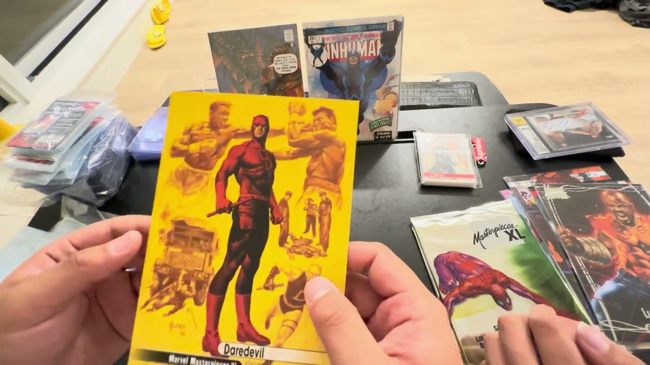 Unboxing / ripping 2024 UPPER DECK MARVEL MASTERPIECES XL HOBBY BOX